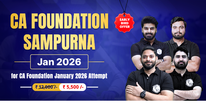CA Foundation SAMPURNA Jan 2026