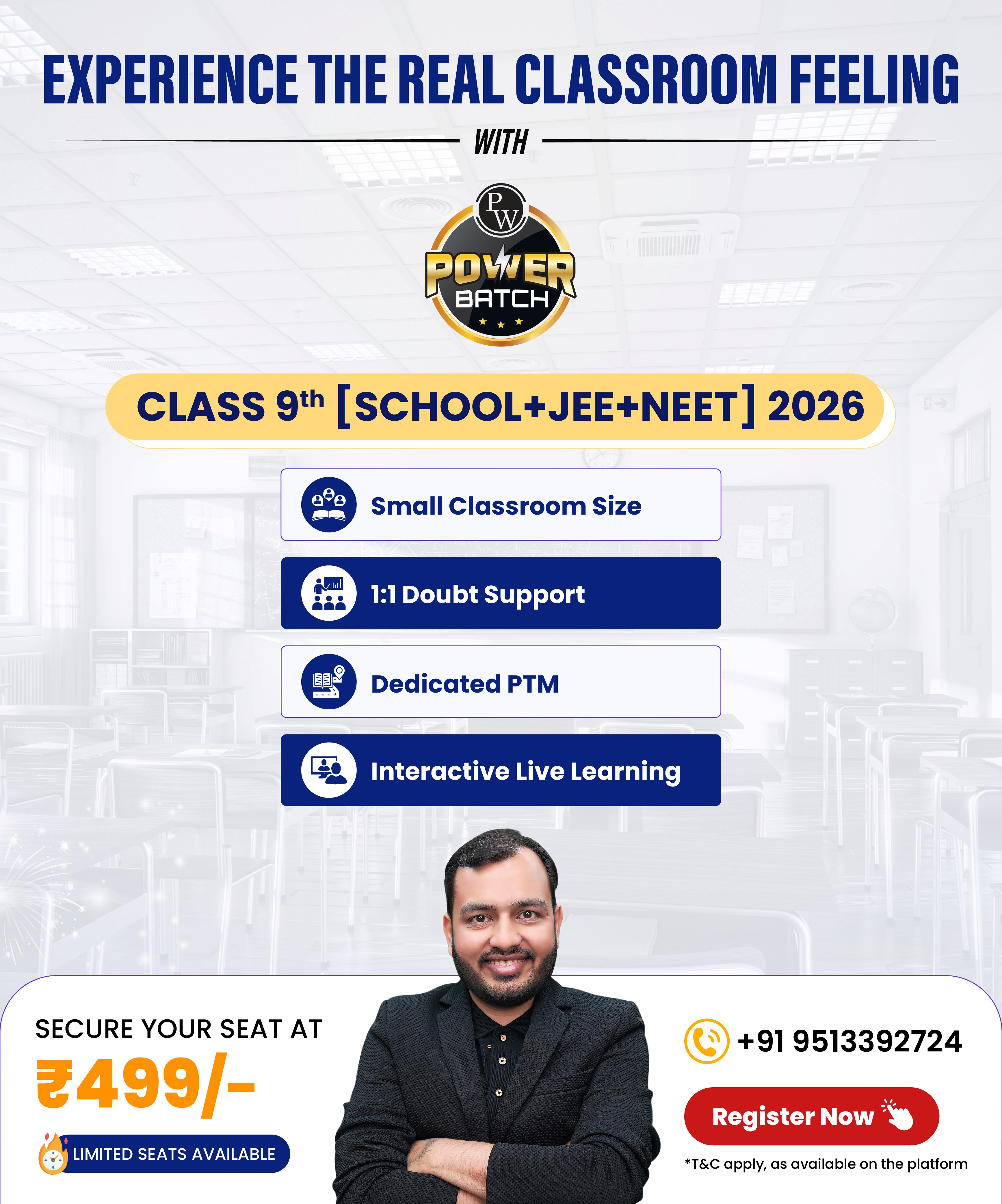 Power Batch:Class 9th [School+JEE+NEET] 2.0 2026
