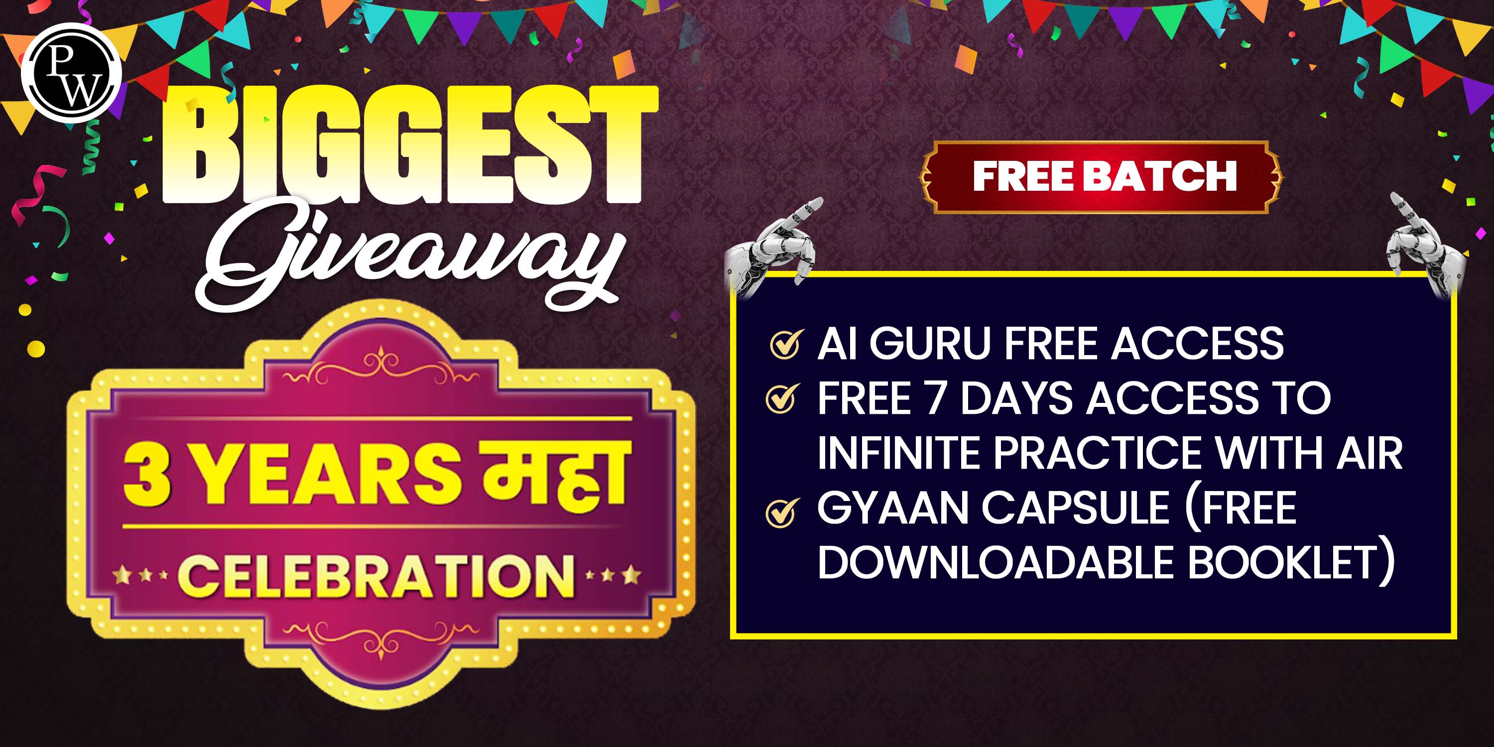 3 Year Celebration BIGGEST GIVEAWAY