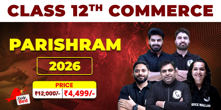 PARISHRAM 2026 Class 12 Commerce