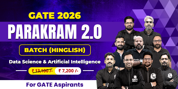 Parakram 2.0 GATE 2026 Batch (Hinglish) - Data Science & Artificial Intelligence