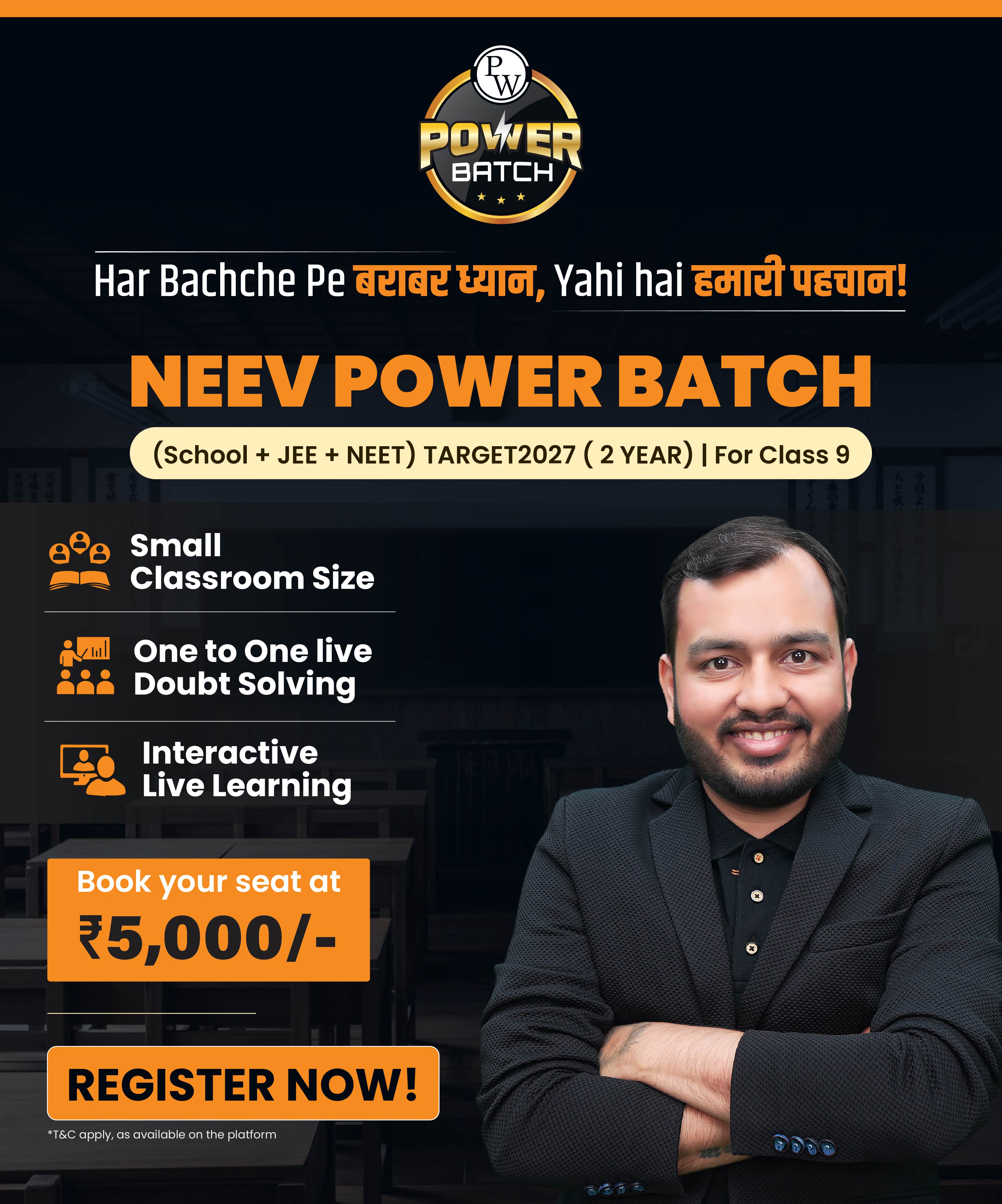 NEEV Power Batch 2027 || (F0931EB) || 2 Year