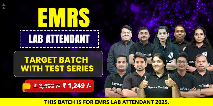 EMRS Lab Attendant Target Batch with Test Series