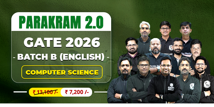 Parakram 2.0 GATE 2026 Batch (English) - Computer Science