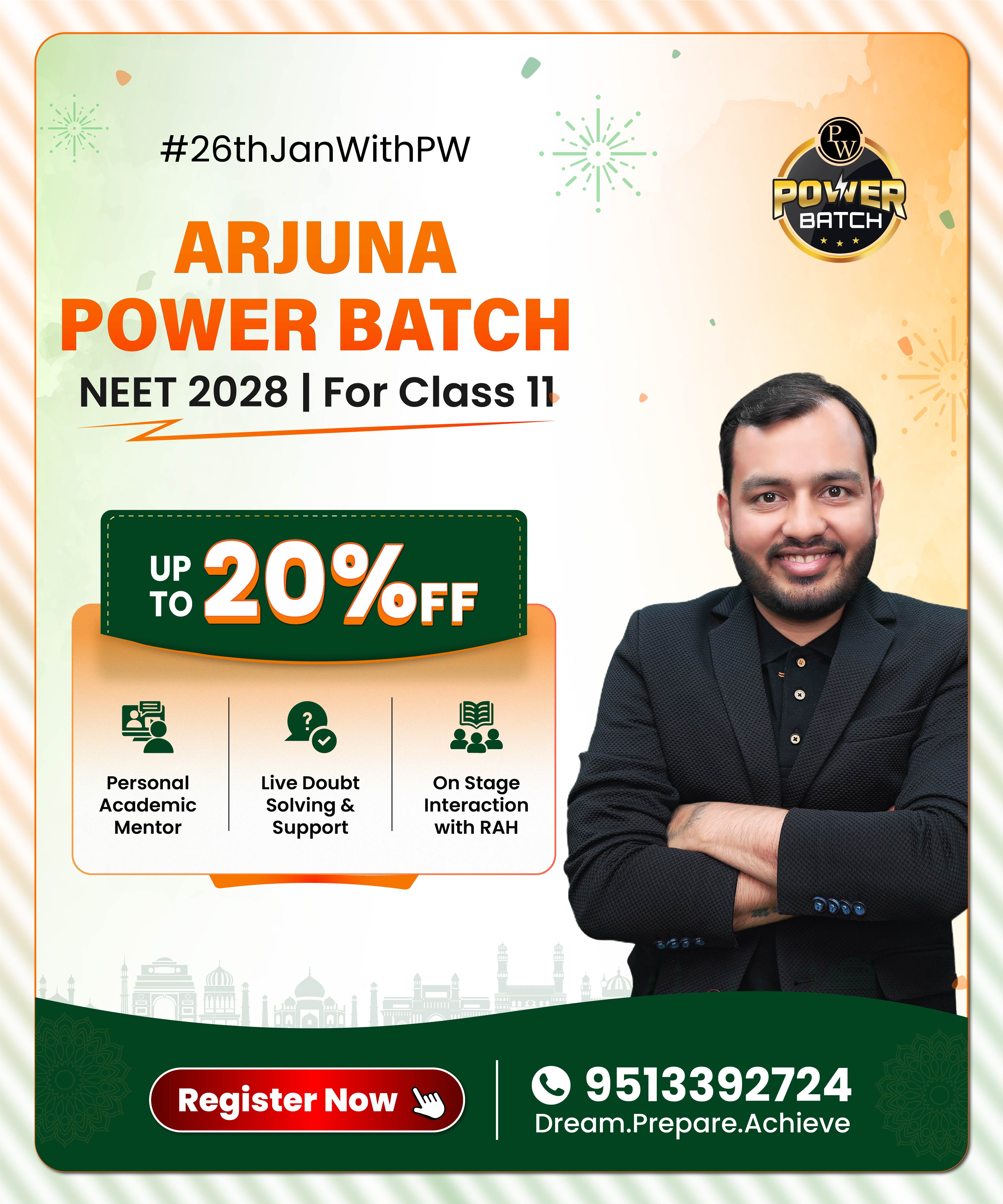Arjuna Power Batch NEET 2.0 Target 2028