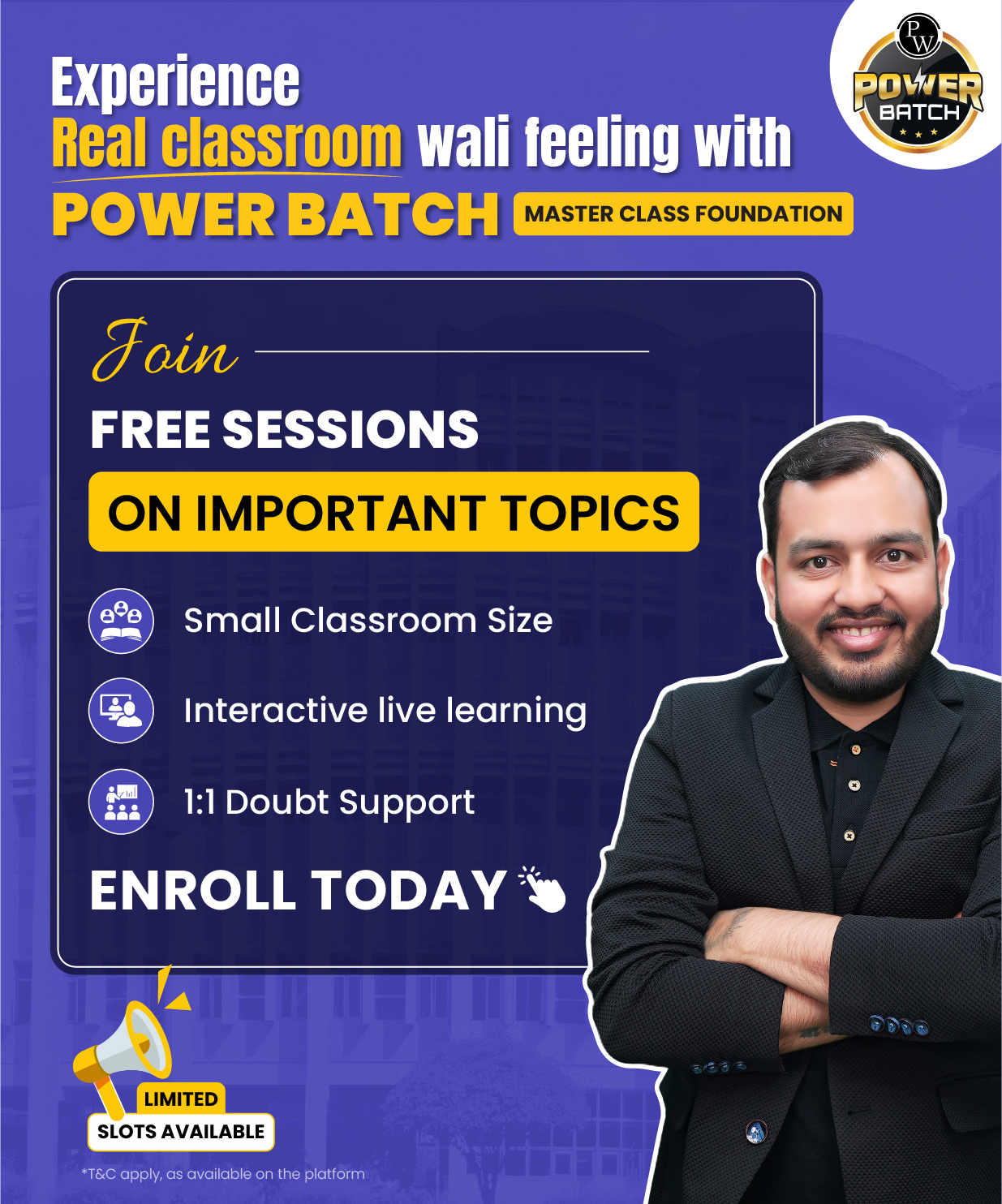 12th Foundation Free Power Class