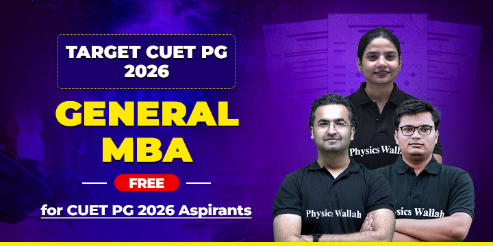 TARGET CUET PG 2026: General (MBA)