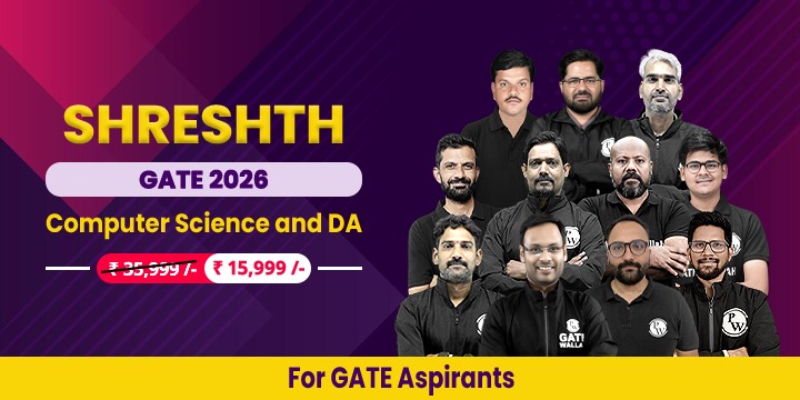Shreshth GATE 2026 Computer Science and DA