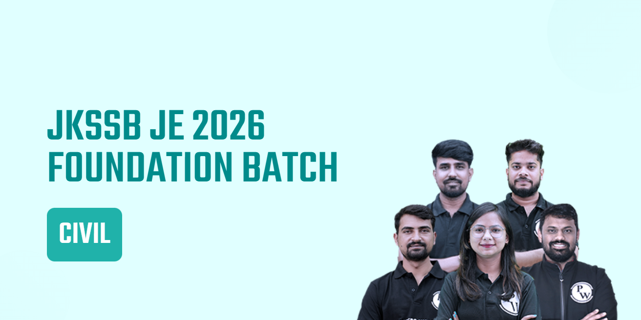 JKSSB JE 2026 Foundation Batch - Civil