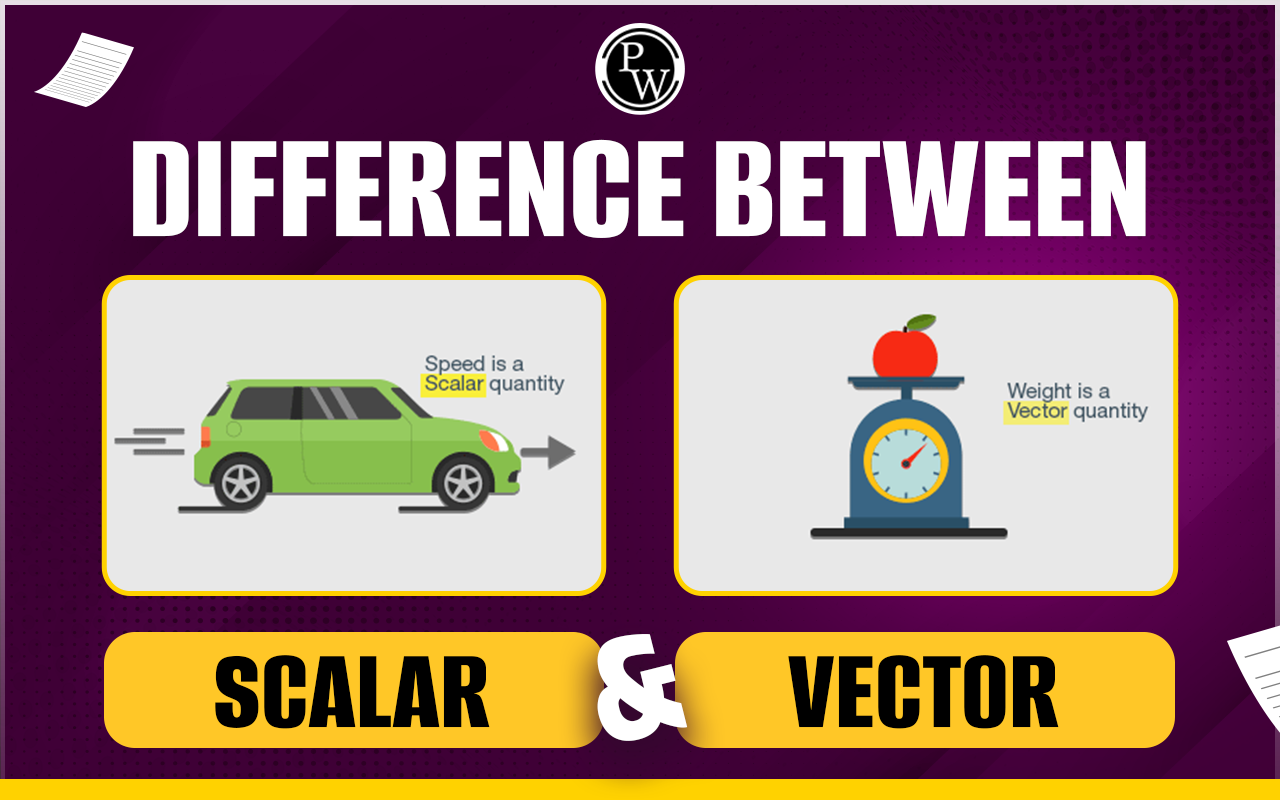 Difference Between Scalar and Vector with Examples Difference Between Scalar and Vector with Examples