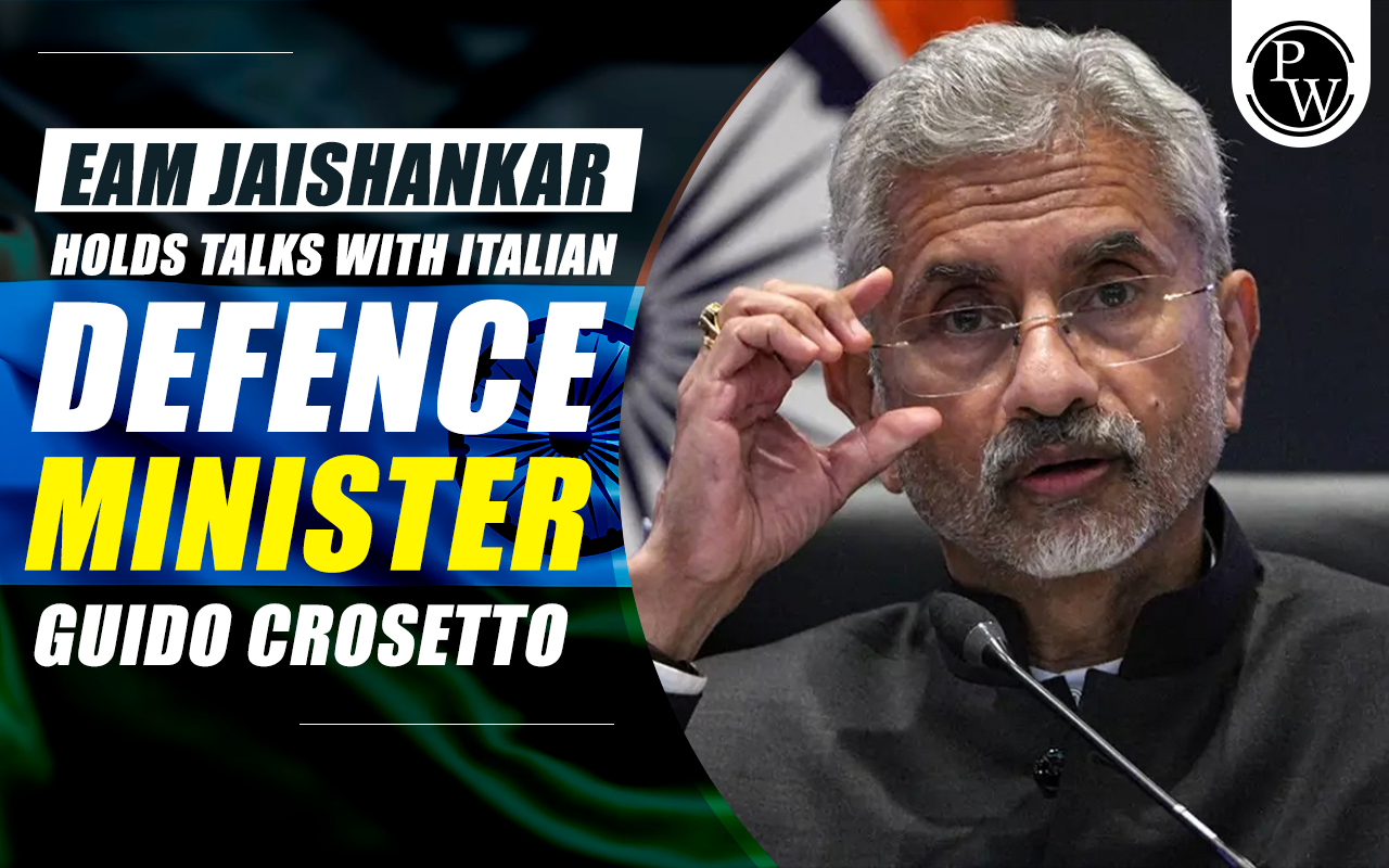EAM Jaishankar Holds Talks with Italian Defence Minister Guido Crosetto