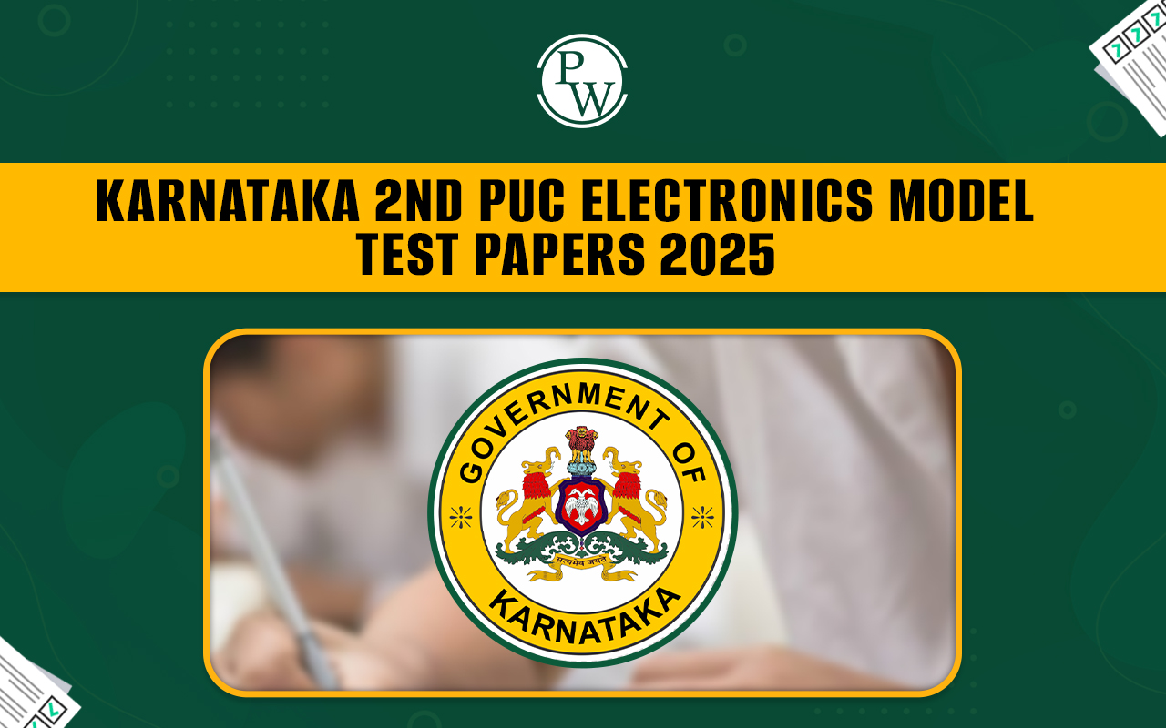 Karnataka 2nd PUC Electronics Model Test Papers 2025 PDFs