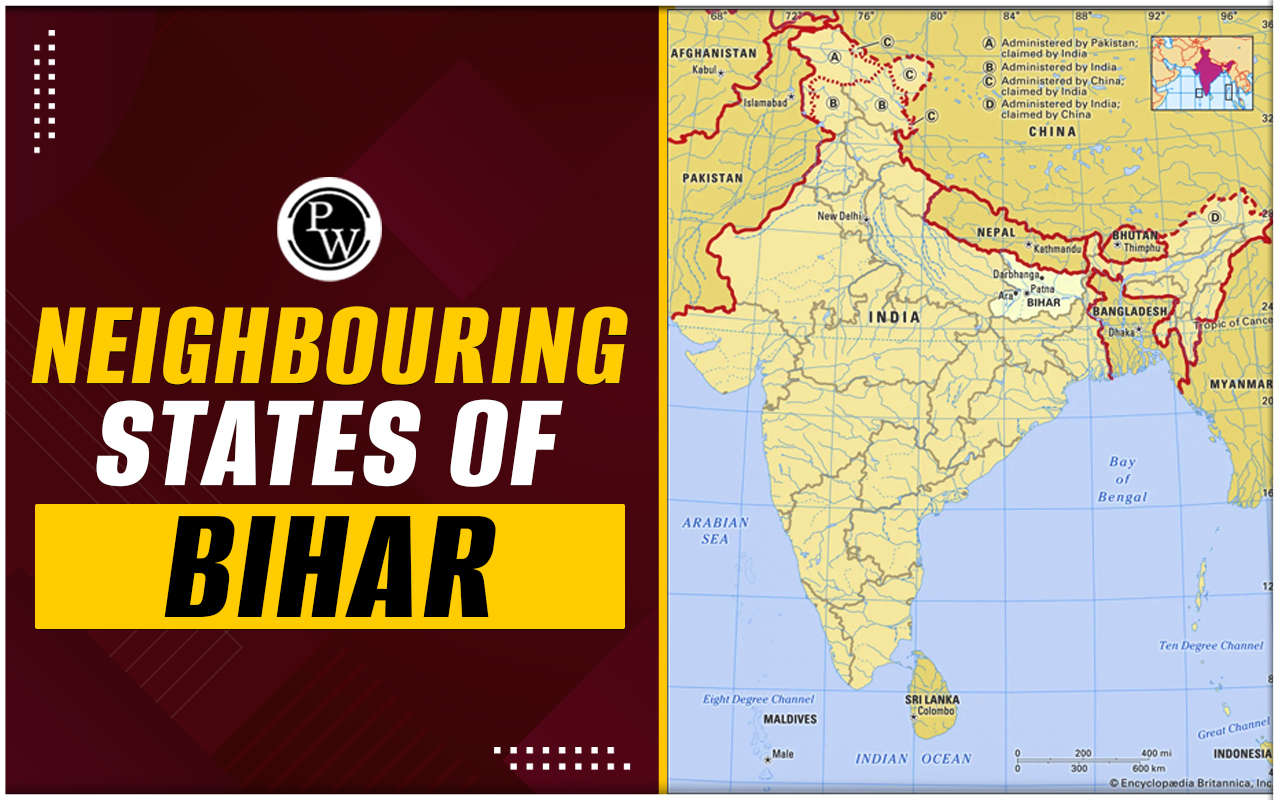 Neighboring States of Bihar, Map, Bihar Border District List