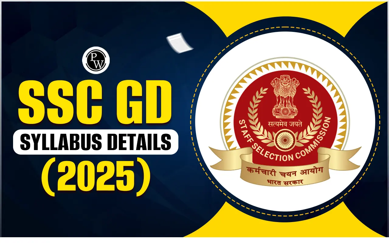 SSC GD Syllabus 2025, Subject wise Syllabus, Syllabus PDF SSC GD Syllabus 2025, Subject wise Syllabus, Syllabus PDF