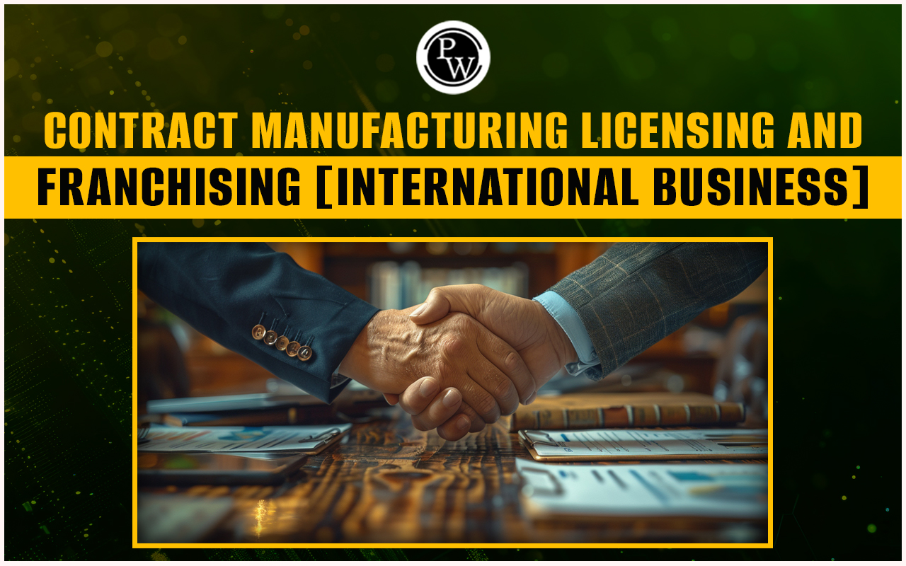 Contract Manufacturing Licensing and Franchising