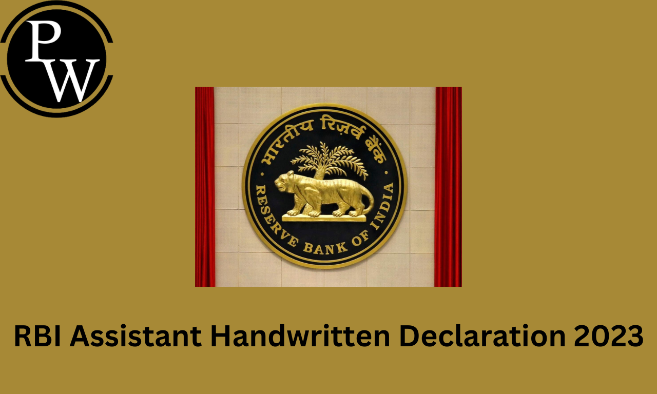 RBI Assistant Handwritten Declaration 2024, Check Format