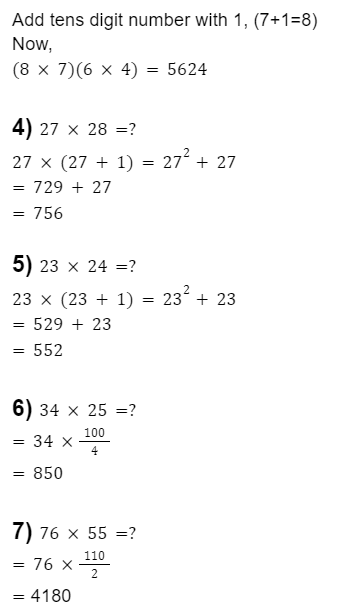 Vedic Maths, Definition, Formula and Examples