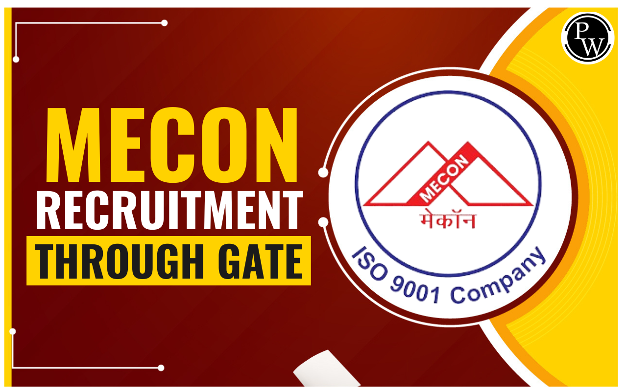 MECON Recruitment Through GATE 2023 ,Notification PDF ,Eligibility
